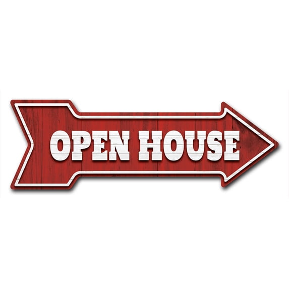 SignMission 6 x 18 in. Indoor & Outdoor Decor Direction Sticker Vinyl ...