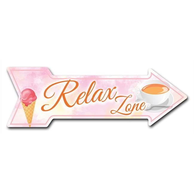 SignMission Decal Art Relax Zone Decal Indoor/ Outdoor Decor 24 ...
