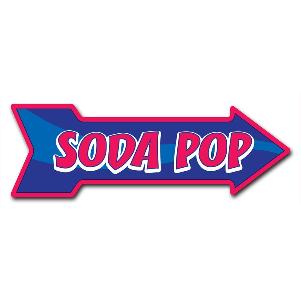 SignMission Decal Art Soda Pop Decal Indoor/ Outdoor Decor 24 ...