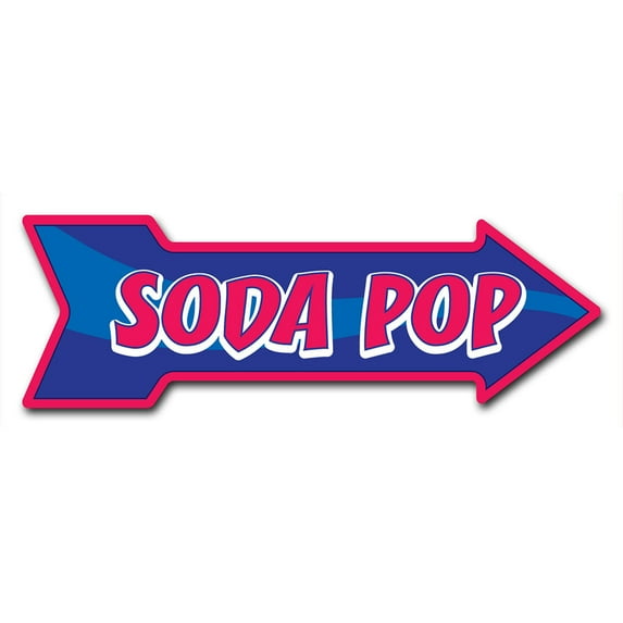 SignMission Decal Art Soda Pop Decal Indoor/ Outdoor Decor 24 ...