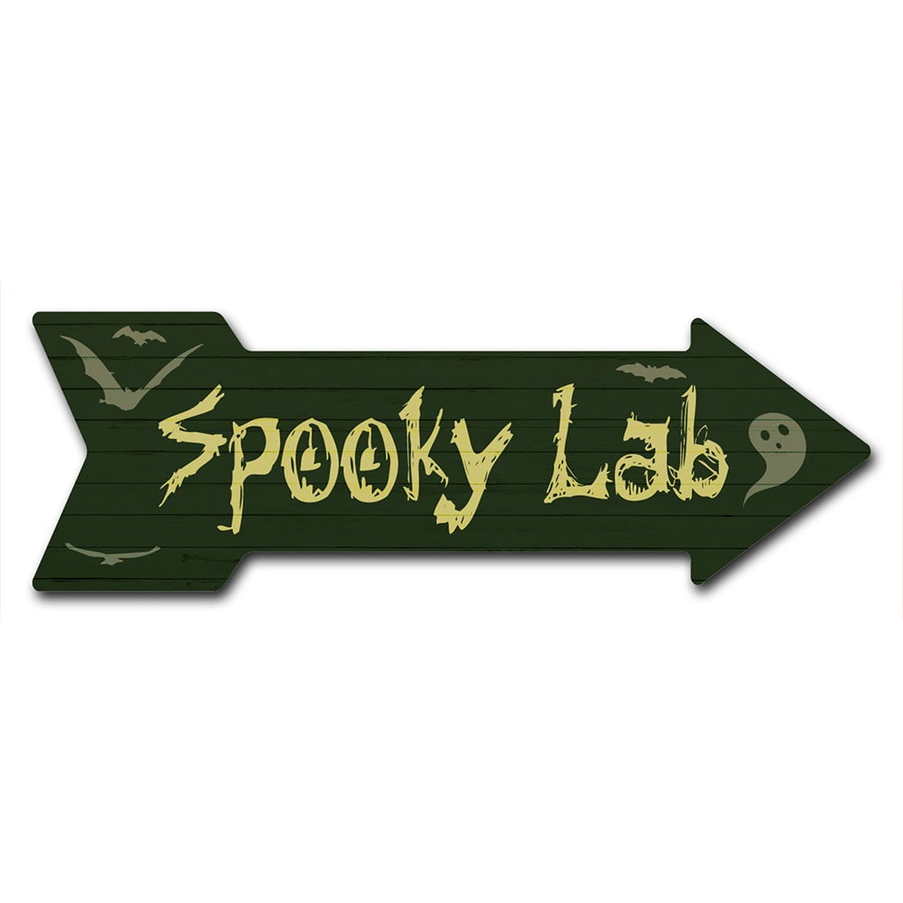 SignMission Decal Art Spooky Lab Decal Indoor/ Outdoor Decor 24 ...