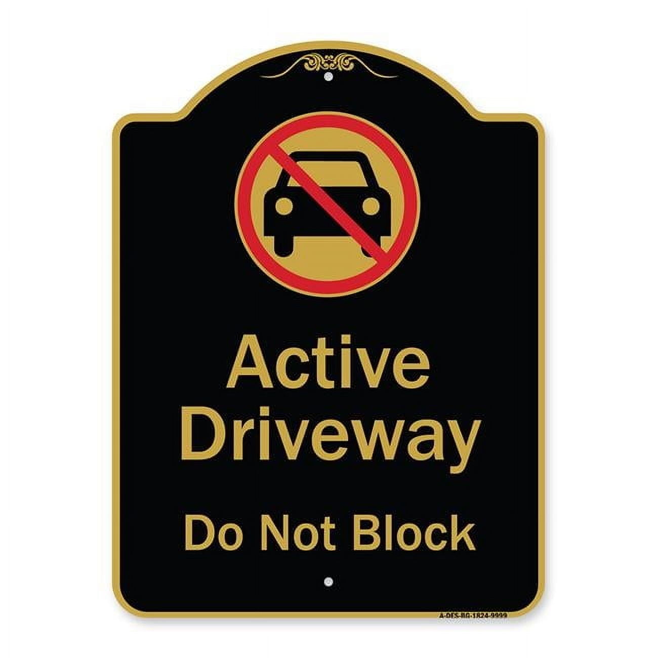 SignMission A-DES-BG-1824-9999 18 x 24 in. Designer Series Sign ...