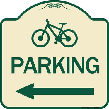 SignMission Designer Series Sign - Arrow (Green) | Black & Gold 18" X ...