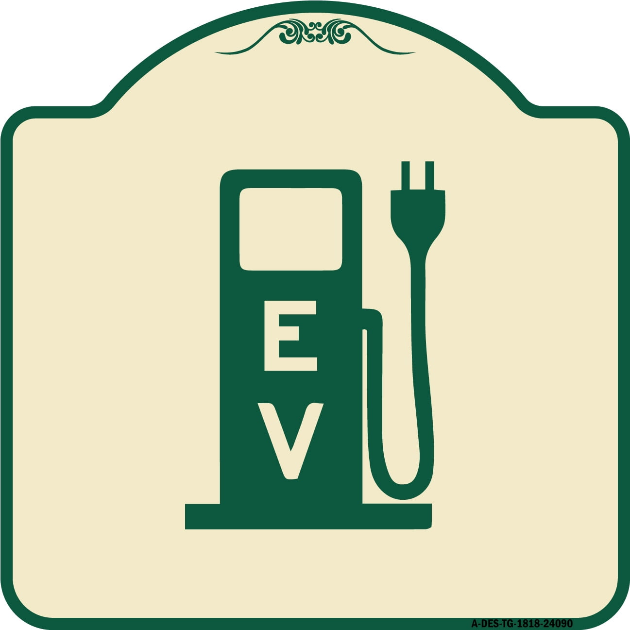 SignMission Designer Series Sign - Ev Electric Vehicle Charging Station ...
