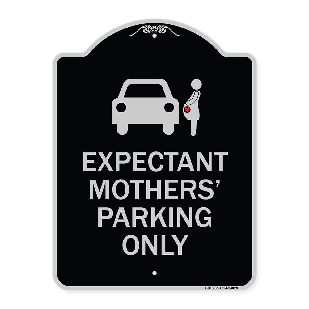 SignMission Designer Series Sign - Expectant Mothers' Parking Only ...