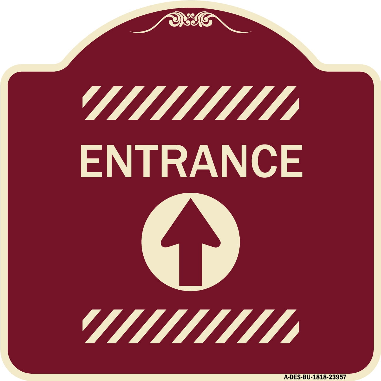 SignMission Designer Series Sign - Flex Post Entrance with Straight ...