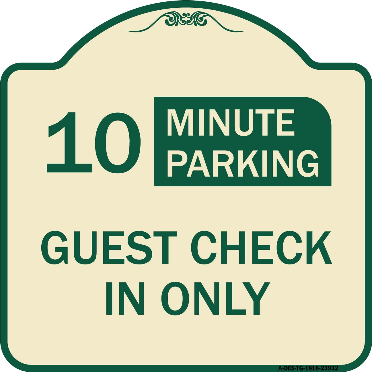 SignMission Designer Series Sign - Guest Check in Only (Choose Your ...