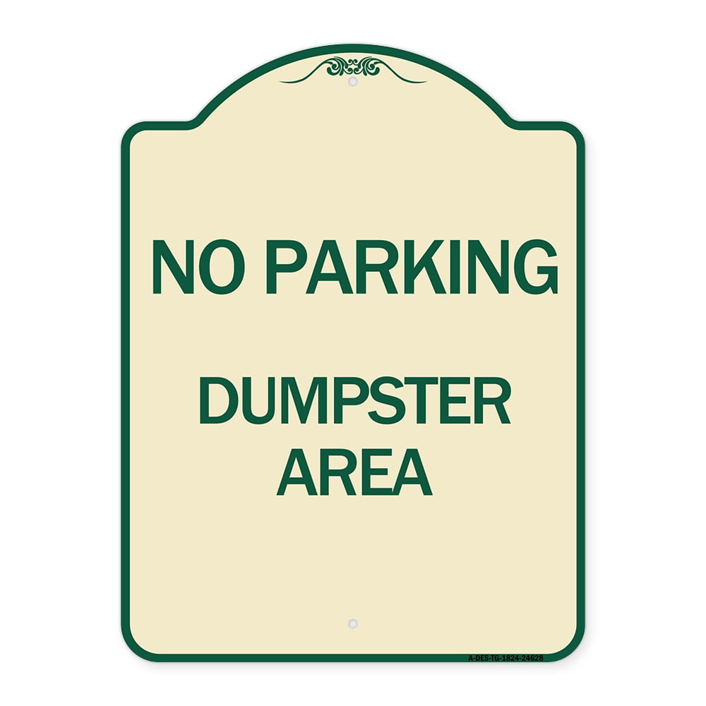 SignMission Designer Series Sign - Keep Driveway Clear No Parking Day ...