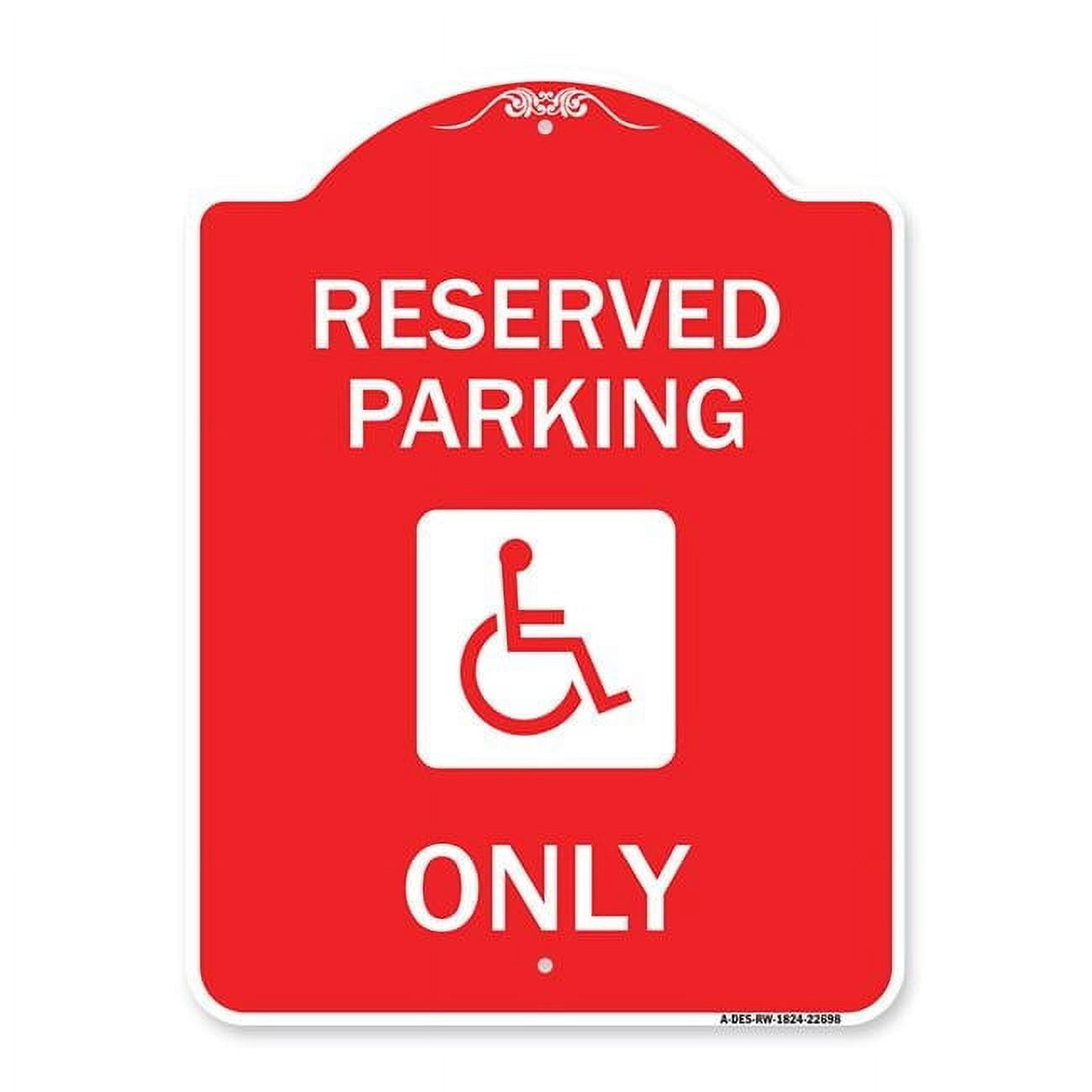 SignMission A-DES-RW-1824-22698 18 x 24 in. Designer Series Sign - With ...