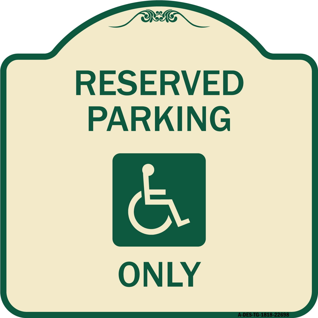SignMission Designer Series Sign - With NY Compliance Reserved Parking ...