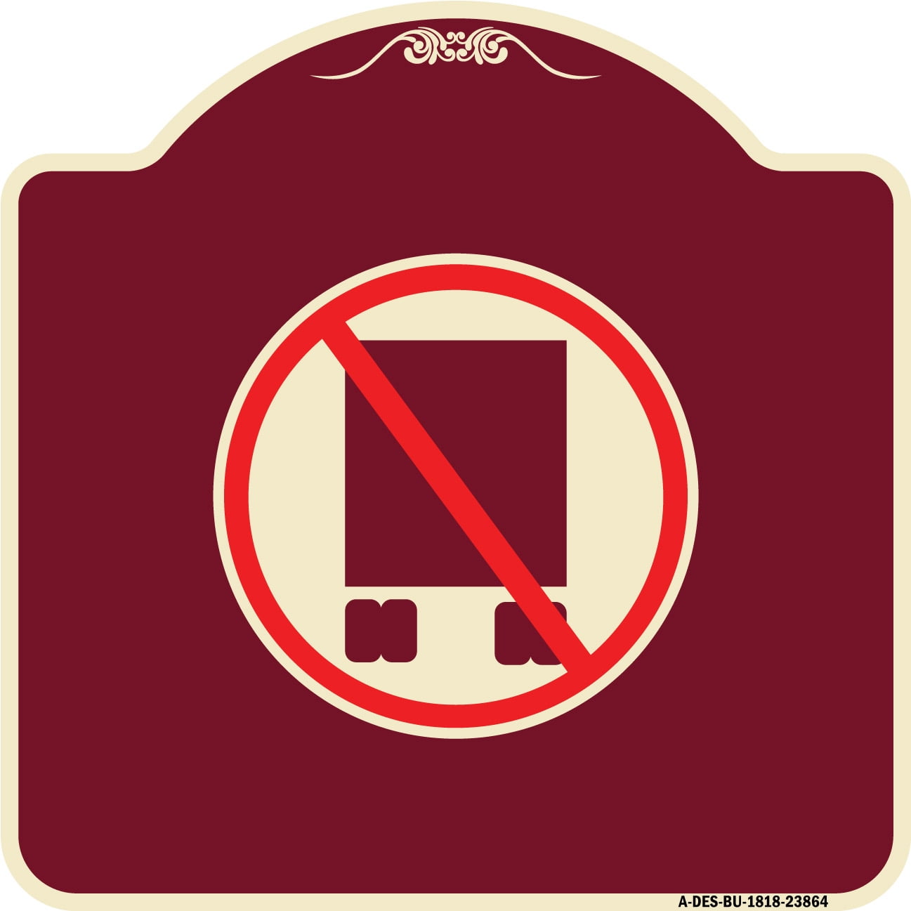 SignMission Designer Series Sign - National Network Prohibited ...