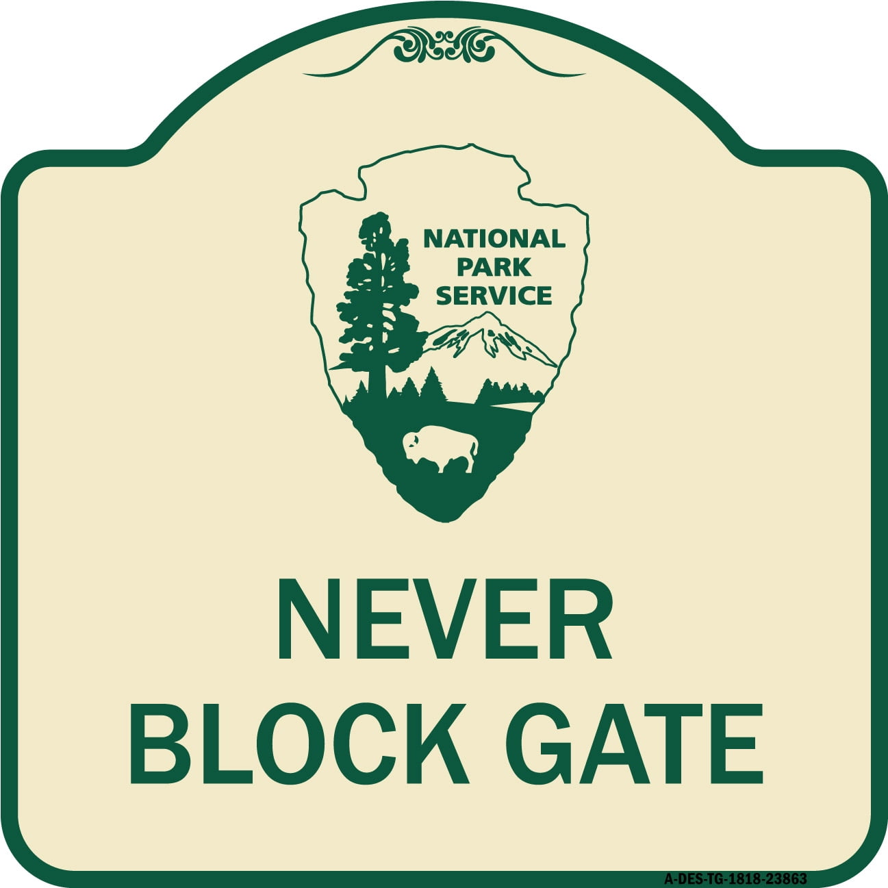 SignMission Designer Series Sign - National Park Service - Permit ...