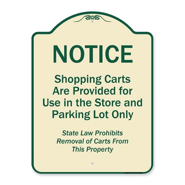 SignMission A-DES-TG-1824-9943 18 x 24 in. Designer Series Sign ...