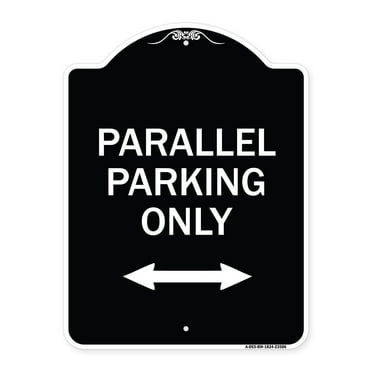 SignMission Designer Series Sign - Compact Car Parking Only (With ...