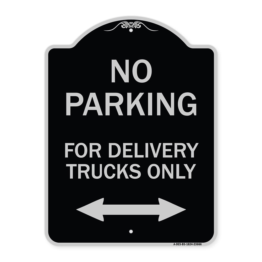 SignMission Designer Series Sign - No Parking Sign No Parking for ...