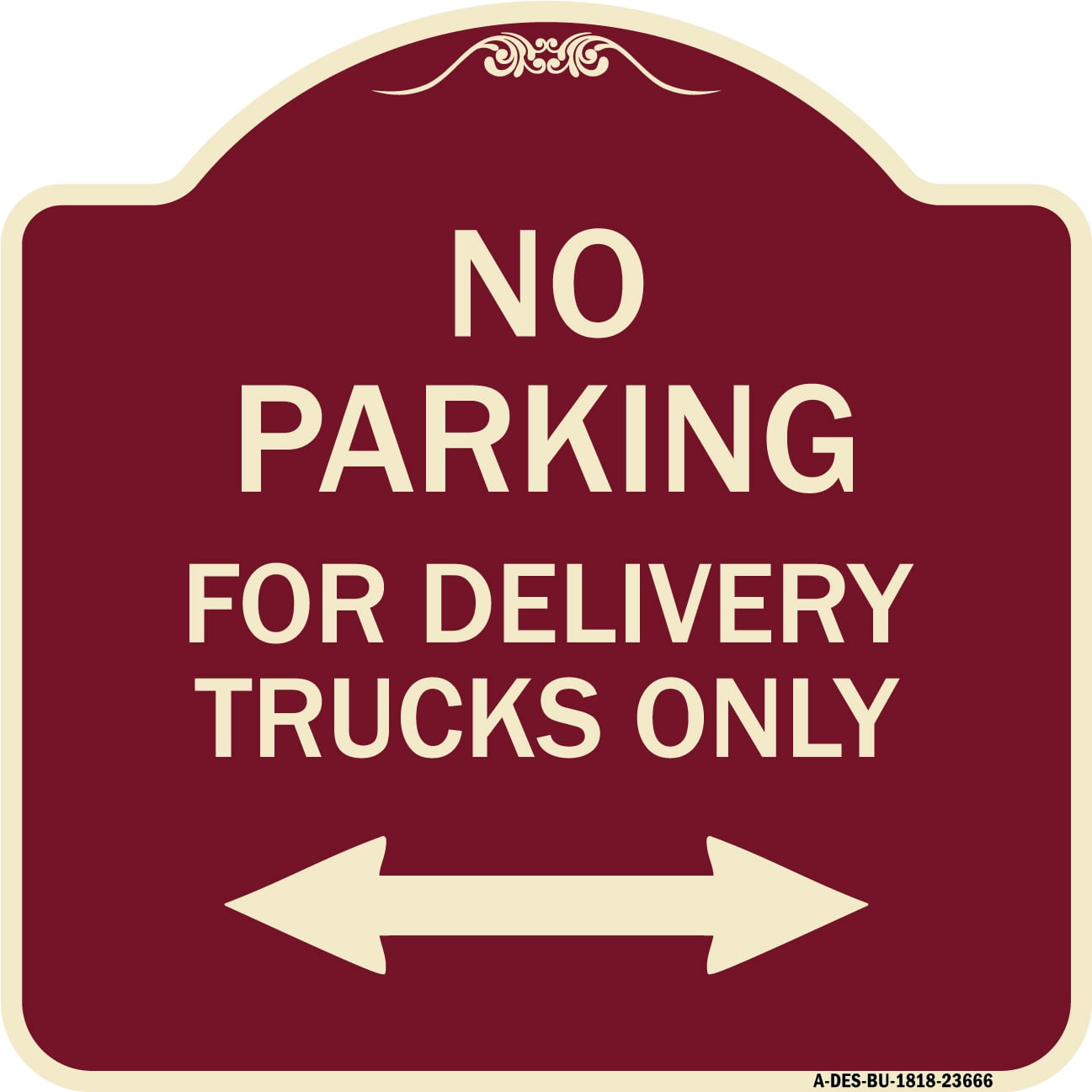 SignMission Designer Series Sign - No Parking Sign No Parking for ...
