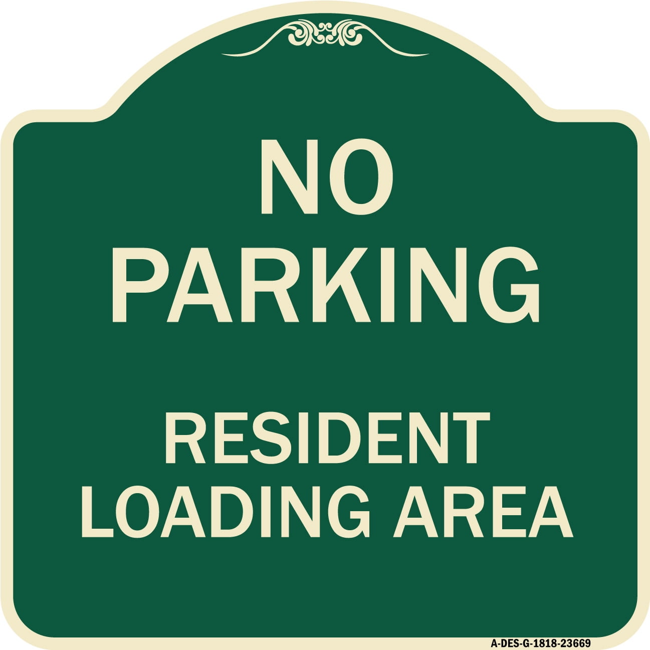 SignMission Designer Series Sign - No Parking Sign No Parking ...