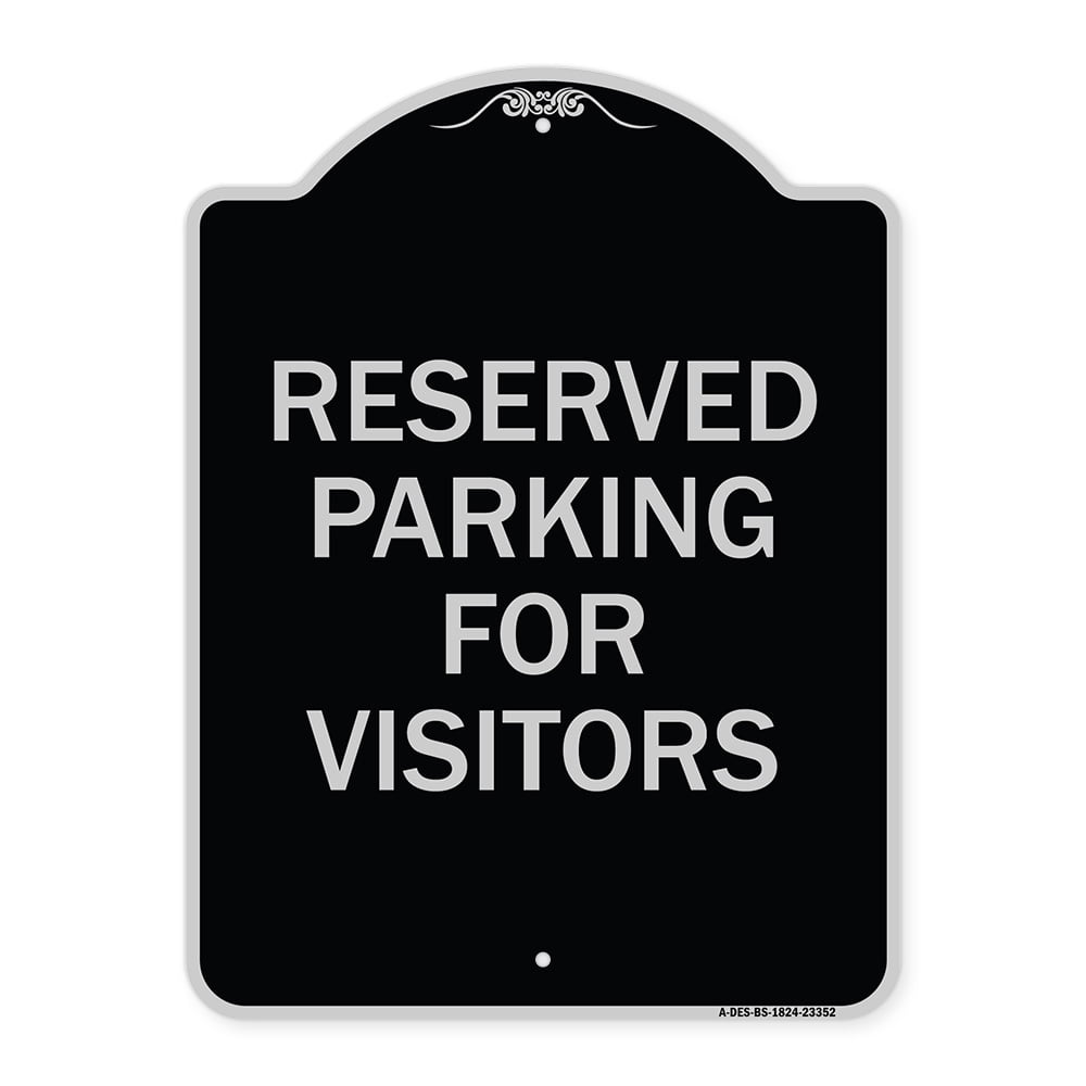 SignMission Designer Series Sign - Parking Space Reserved Sign Parking ...