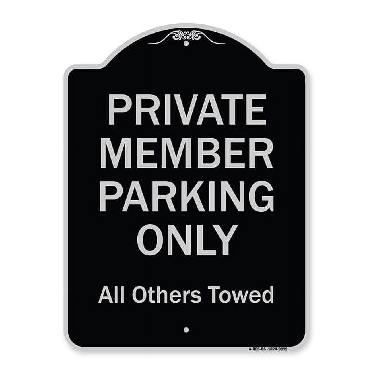 SignMission A-DES-BS-1824-9919 18 x 24 in. Designer Series Sign ...