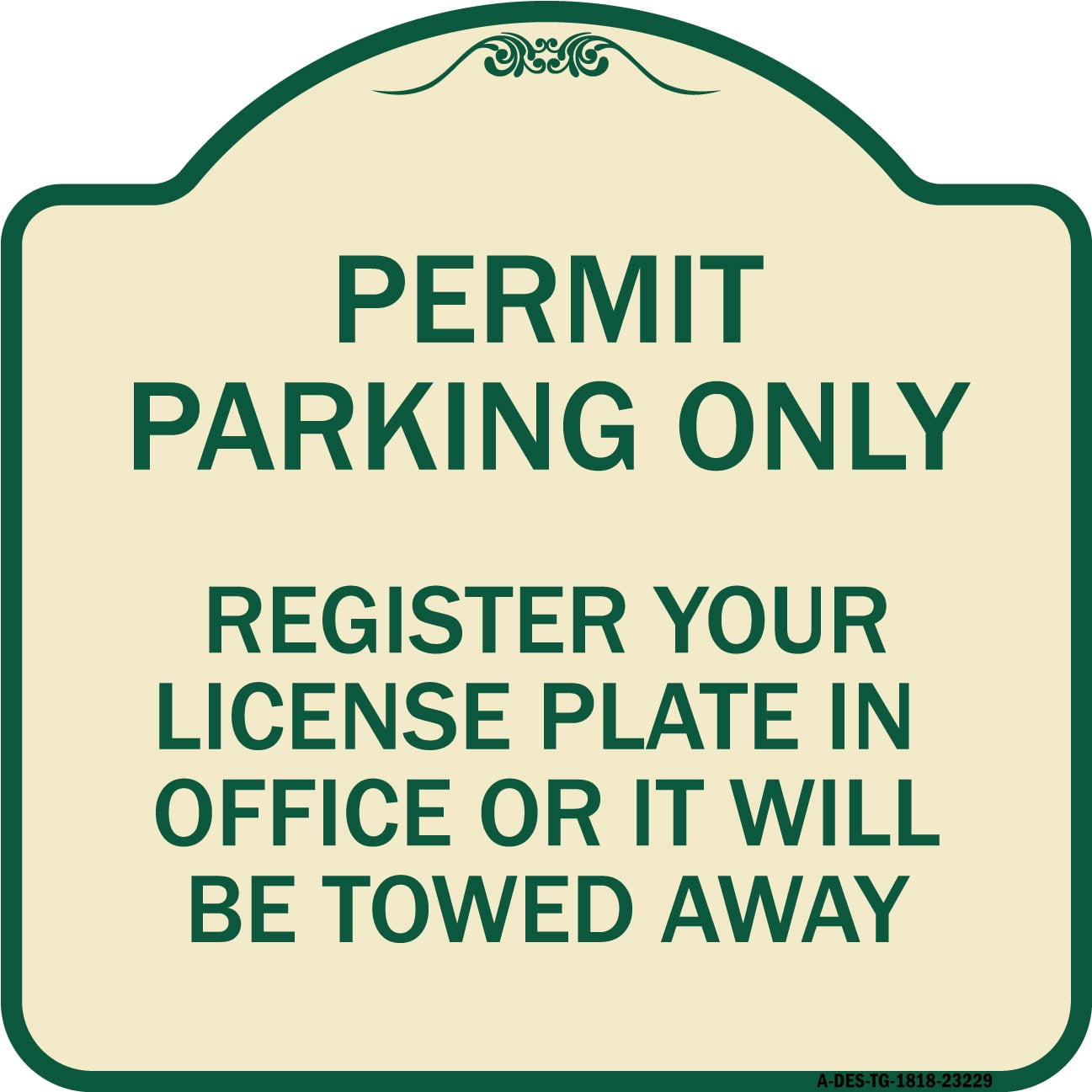 SignMission Designer Series Sign - Register Your License Plate in ...