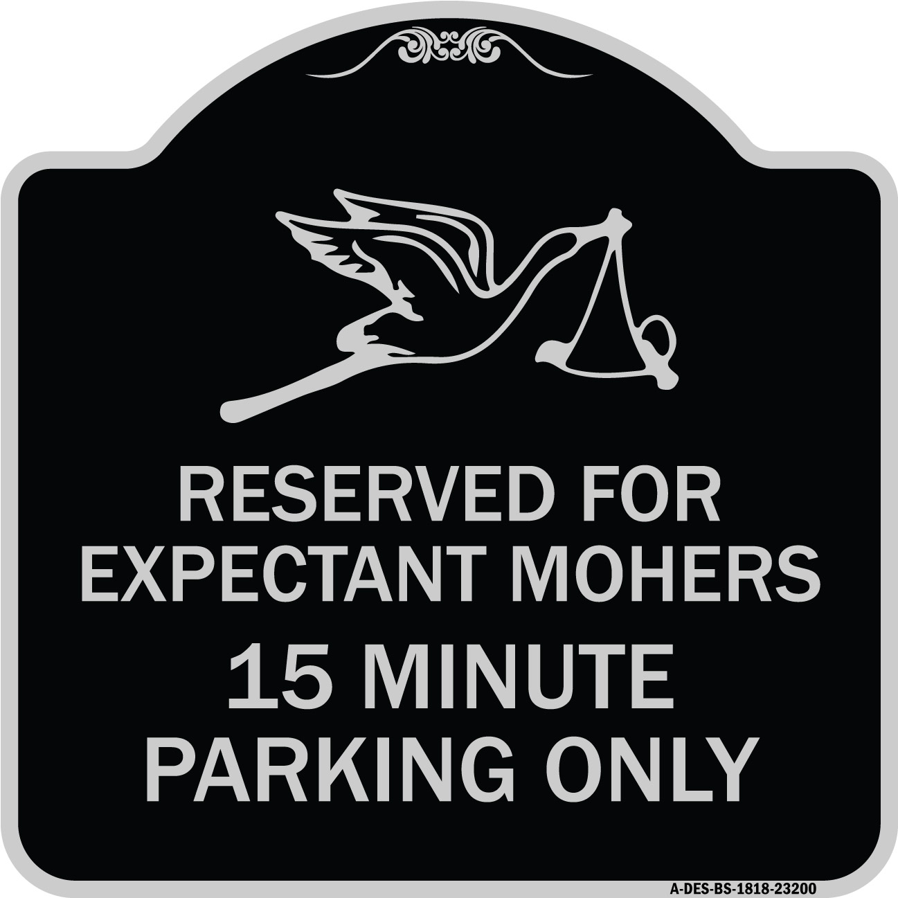 SignMission Designer Series Sign - Reserved for Expectant Mothers 15 ...