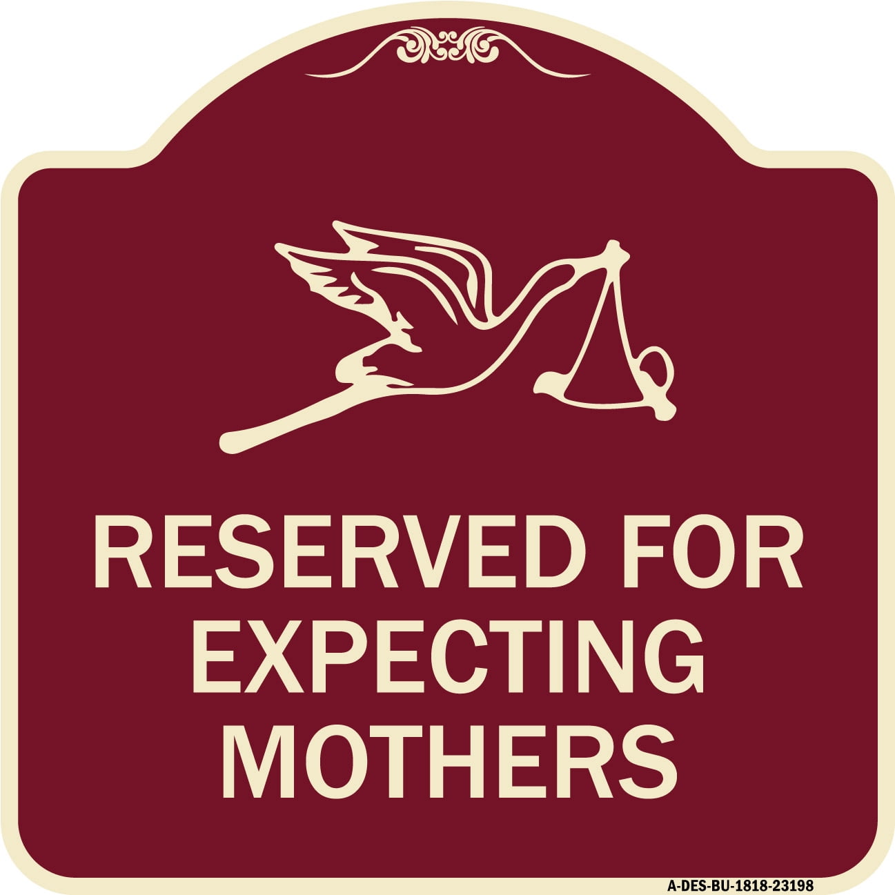 SignMission Designer Series Sign - Reserved for Expecting Mothers ...