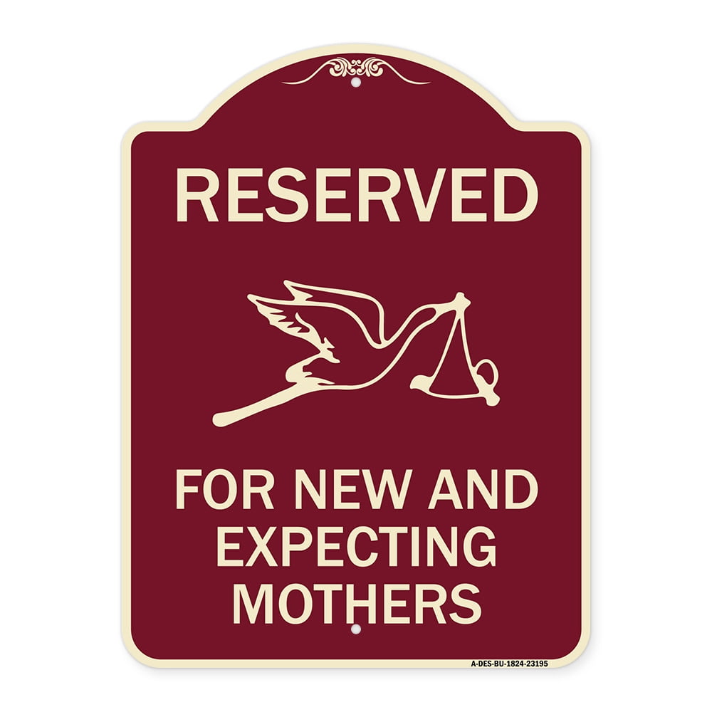 SignMission Designer Series Sign - Reserved for New and Expecting ...