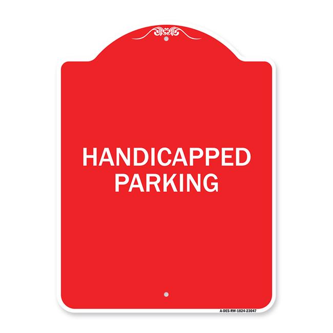 SignMission 18 x 24 in. Designer Series Sign - Reserved Parking Sign ...
