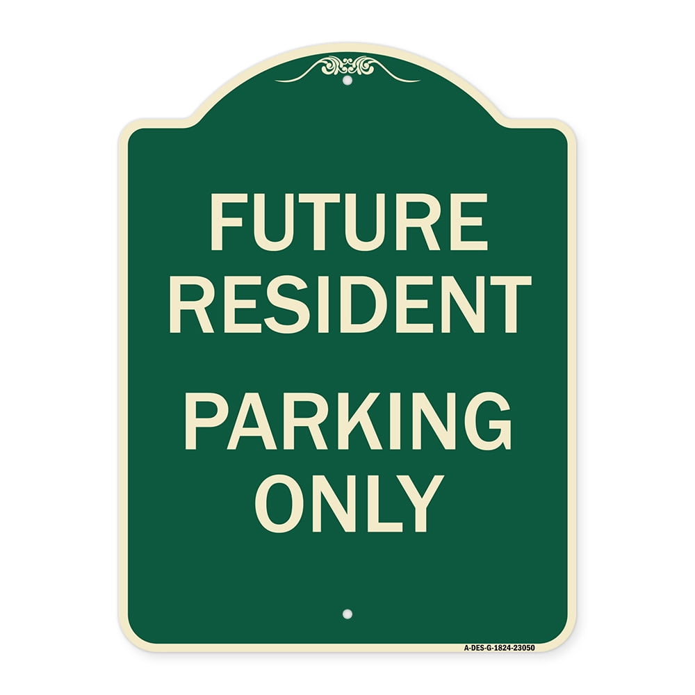 SignMission Designer Series Sign - Reserved Parking Sign Future ...