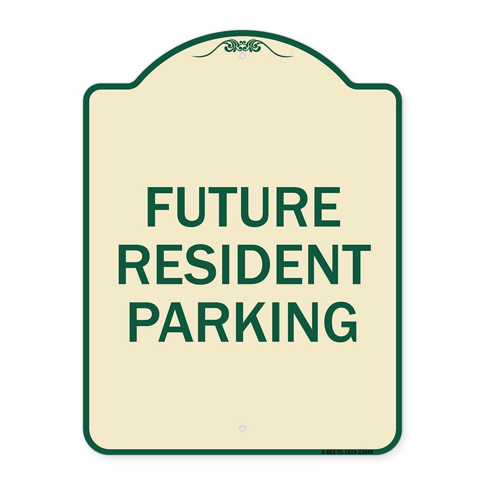 SignMission Designer Series Sign - Reserved Parking Sign Future ...