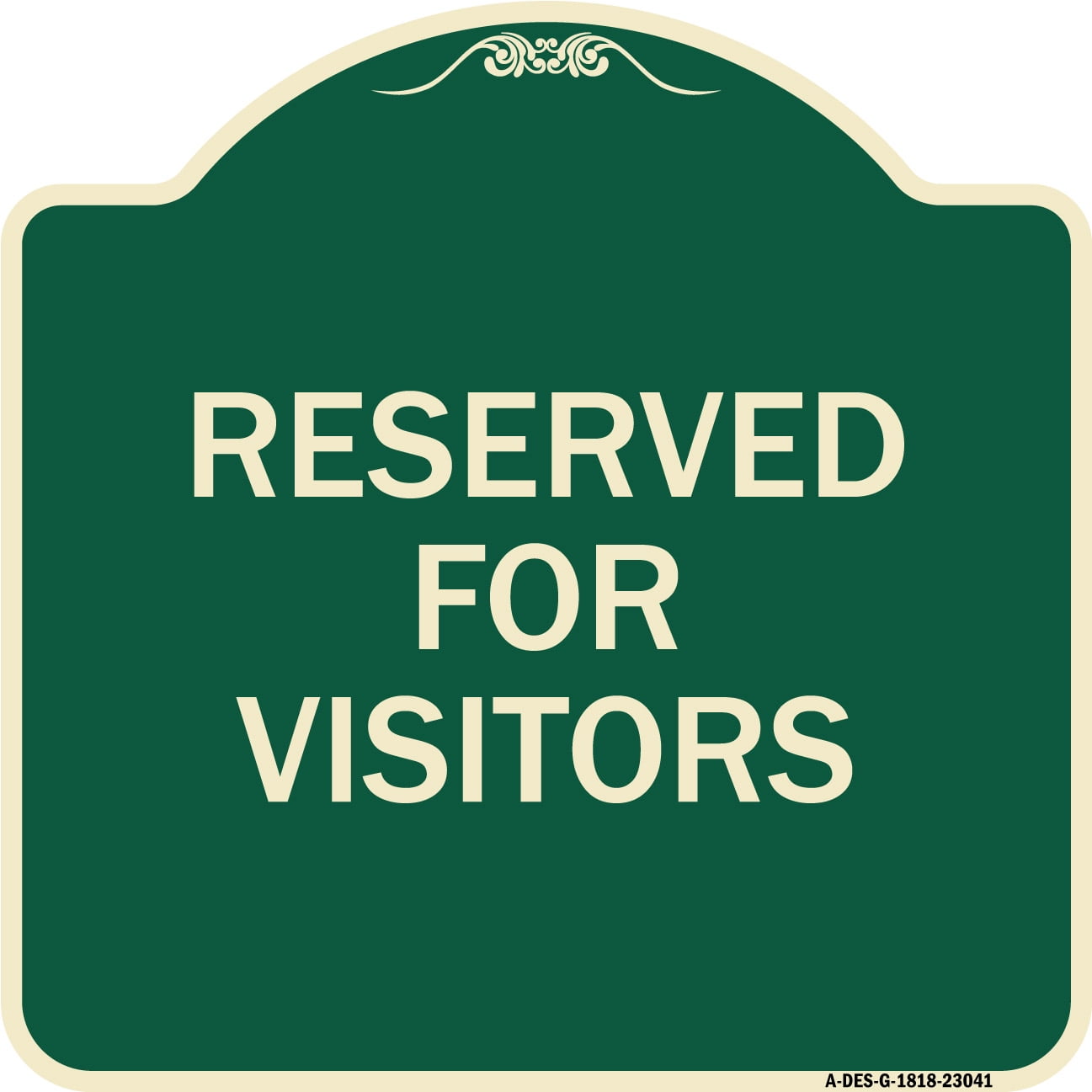 SignMission Designer Series Sign - Reserved Parking Sign Reserved ...