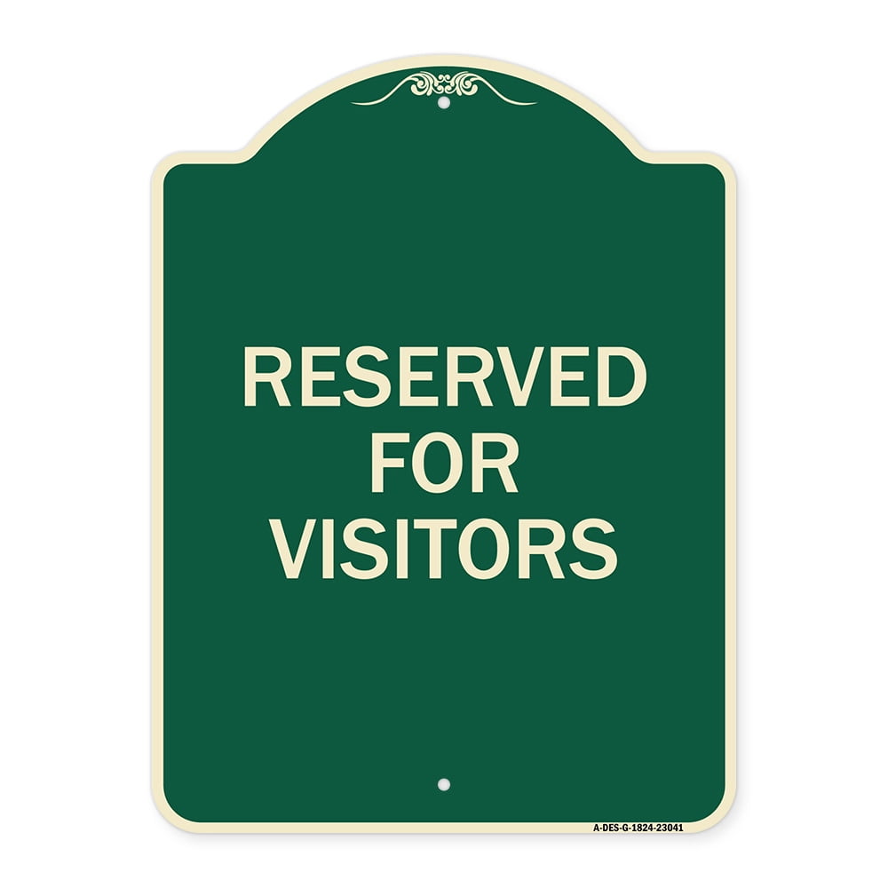 SignMission Designer Series Sign - Reserved Parking Sign Reserved ...