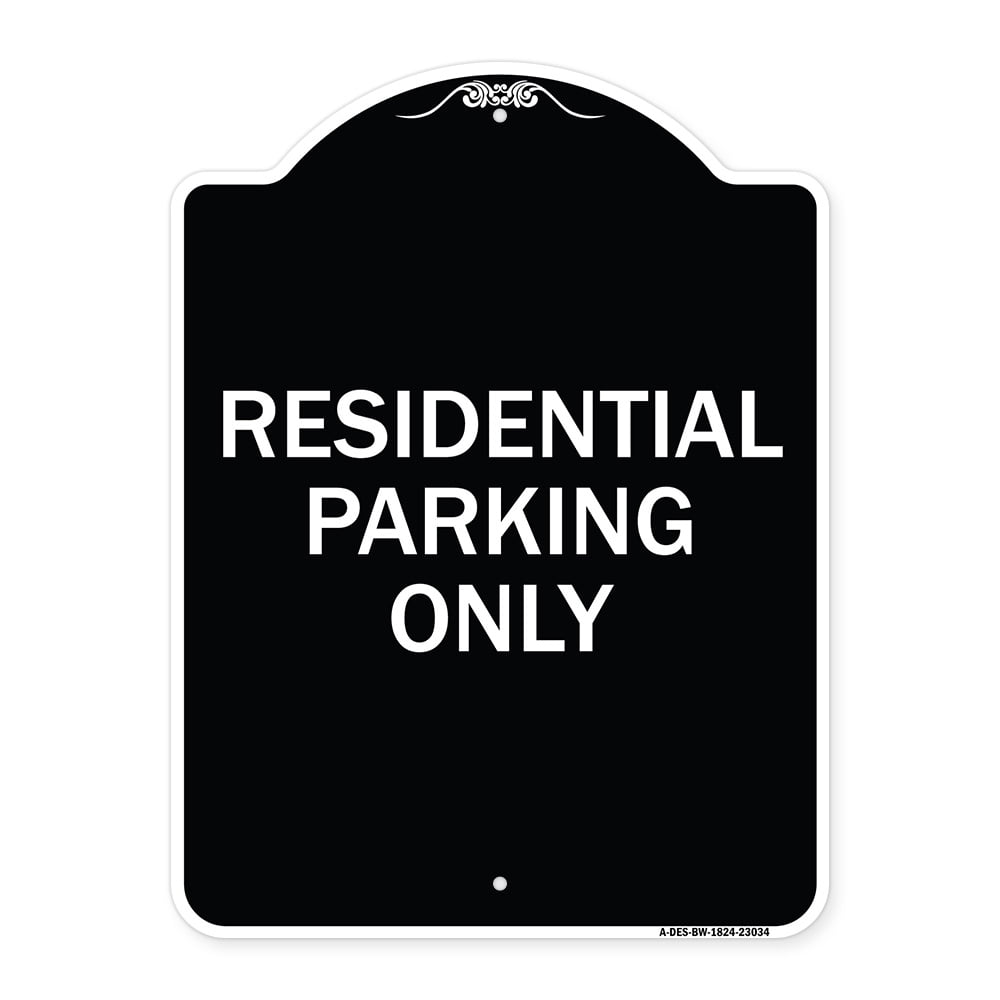 SignMission Designer Series Sign - Reserved Parking Sign Residential ...