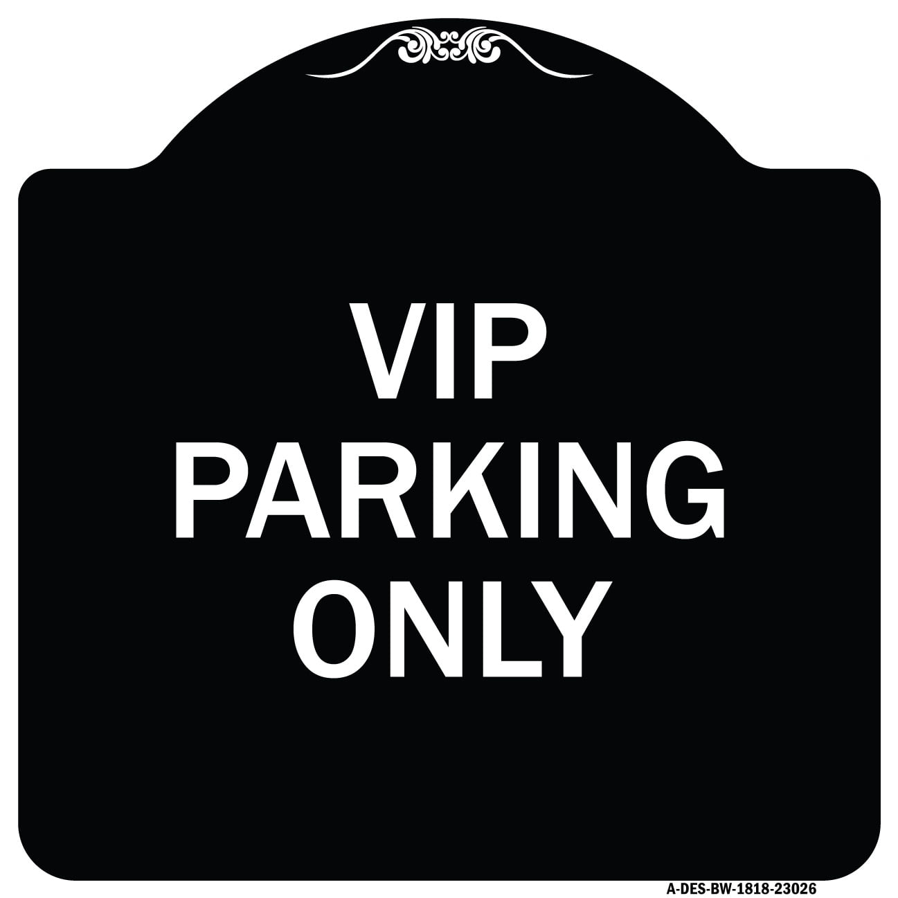 SignMission Designer Series Sign - Reserved Parking Sign VIP Parking ...