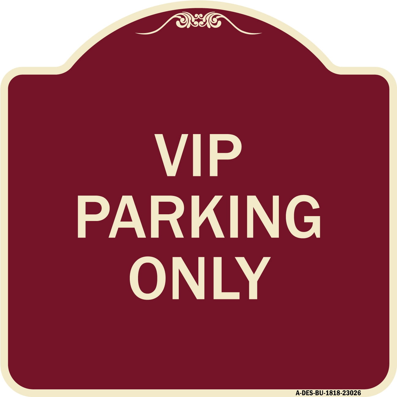 SignMission Designer Series Sign - Reserved Parking Sign VIP Parking ...