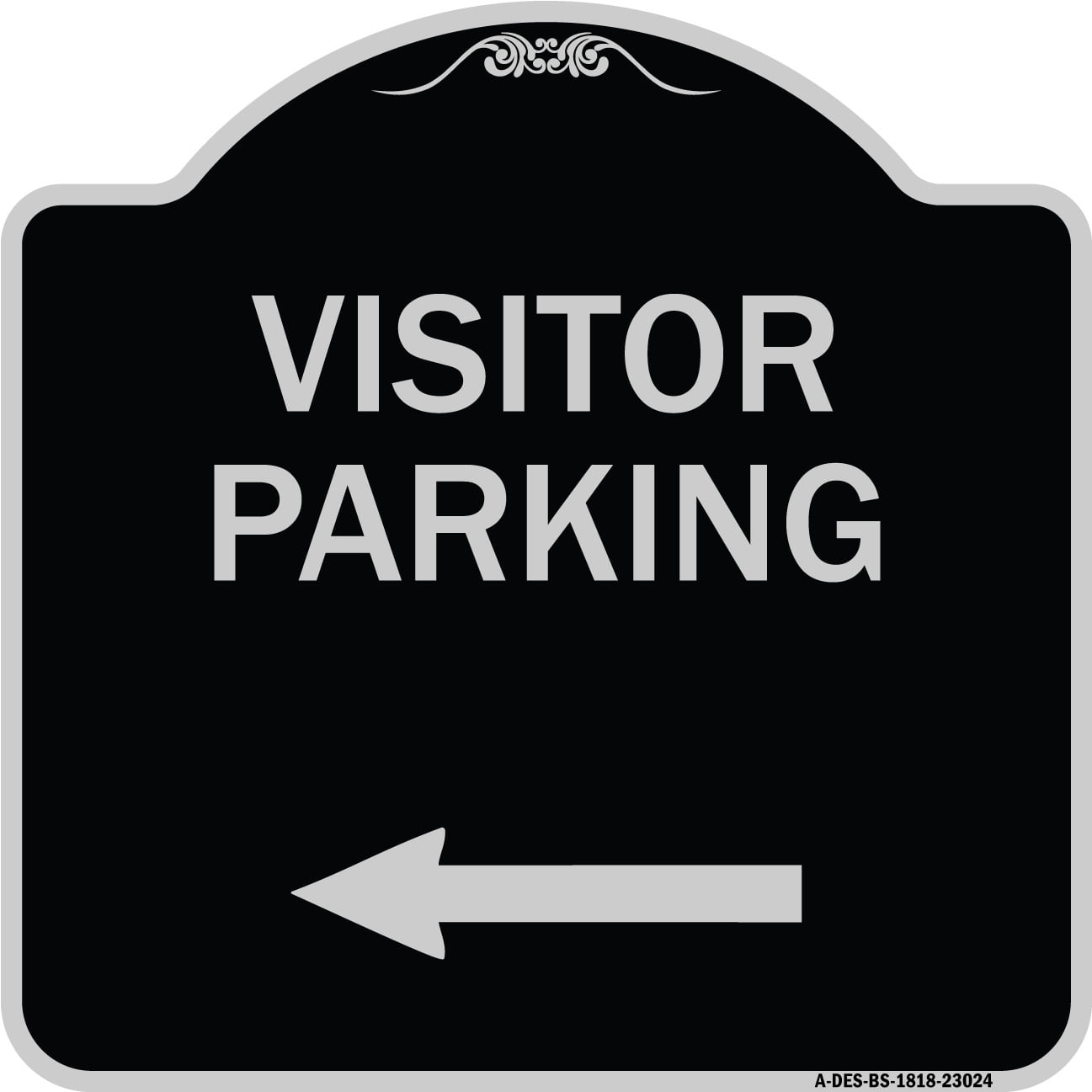 SignMission Designer Series Sign - Reserved Parking Sign Visitor ...