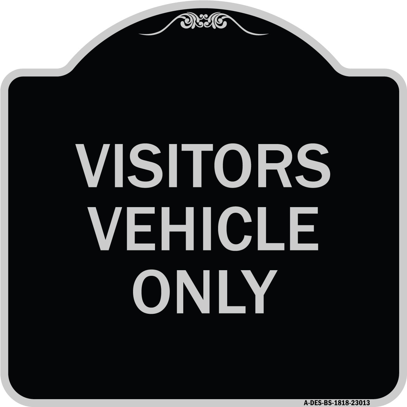 SignMission Designer Series Sign - Reserved Parking Sign Visitor ...
