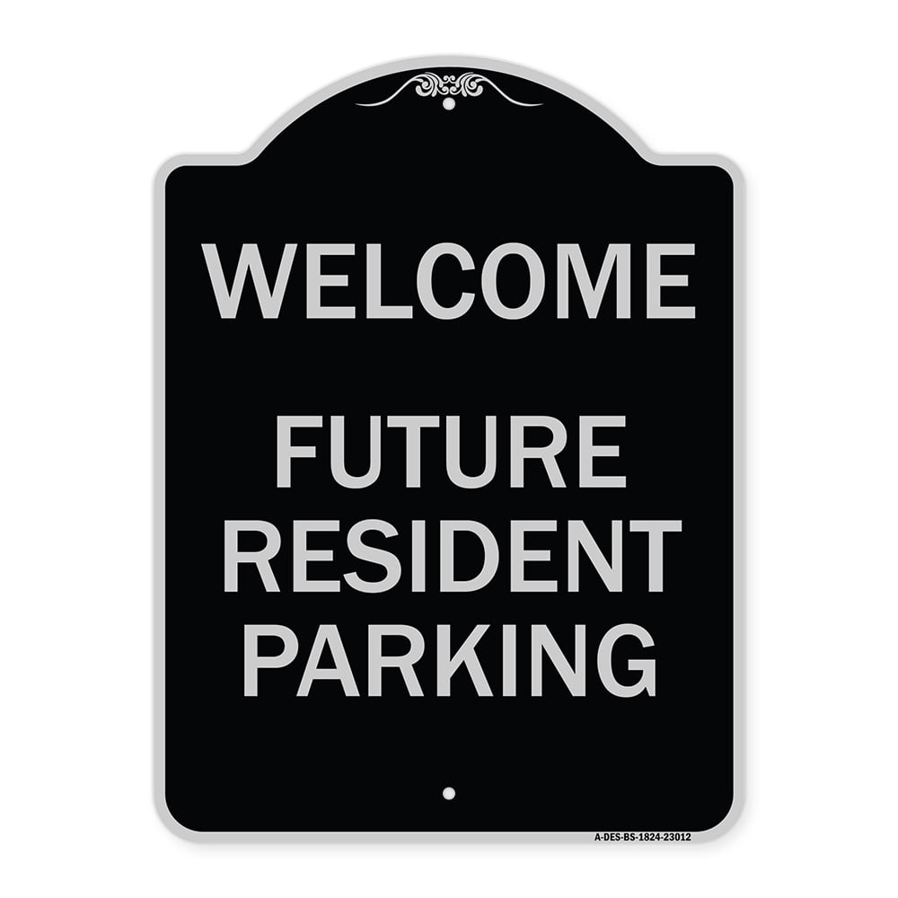 SignMission Designer Series Sign - Reserved Parking Sign Welcome ...