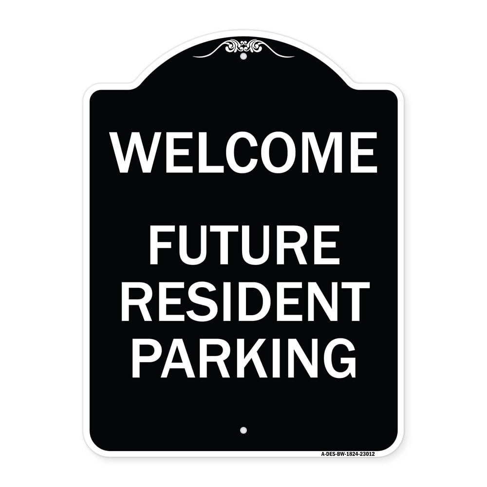 SignMission Designer Series Sign - Reserved Parking Sign Welcome ...