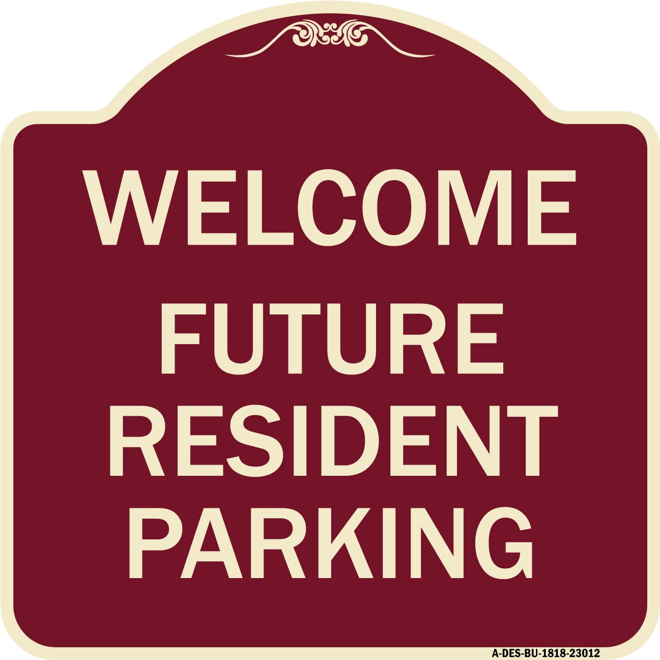 SignMission Designer Series Sign - Reserved Parking Sign Welcome ...
