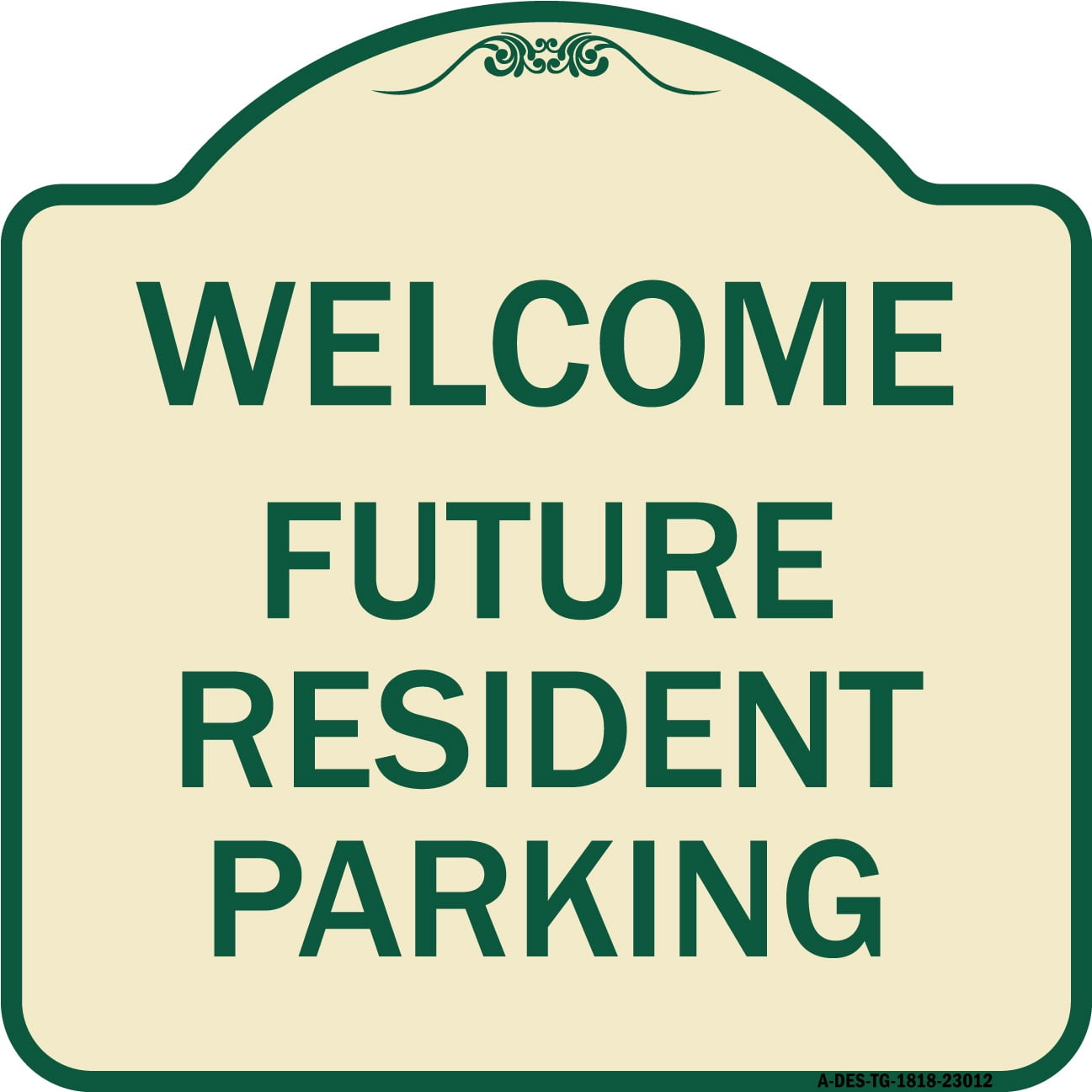 SignMission Designer Series Sign - Reserved Parking Sign Welcome ...