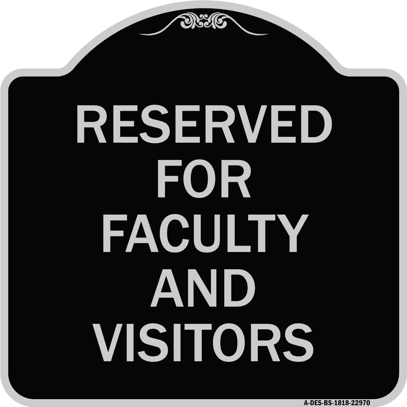 SignMission Designer Series Sign - School Parking Sign Reserved for ...
