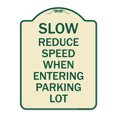 SignMission Designer Series Sign - Slow - Reduce Speed When Entering ...