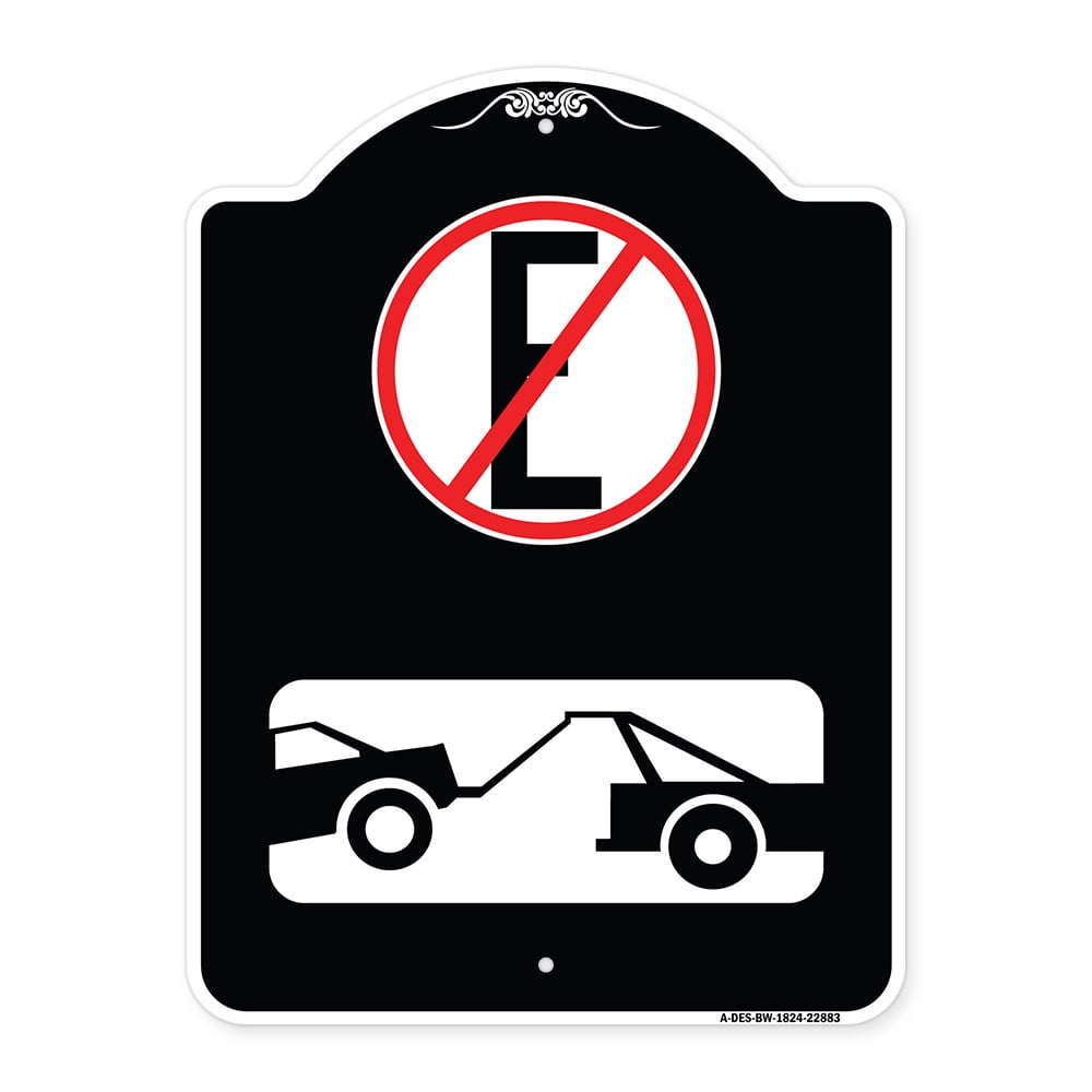 SignMission Designer Series Sign - Spanish Parking Control Sign No ...