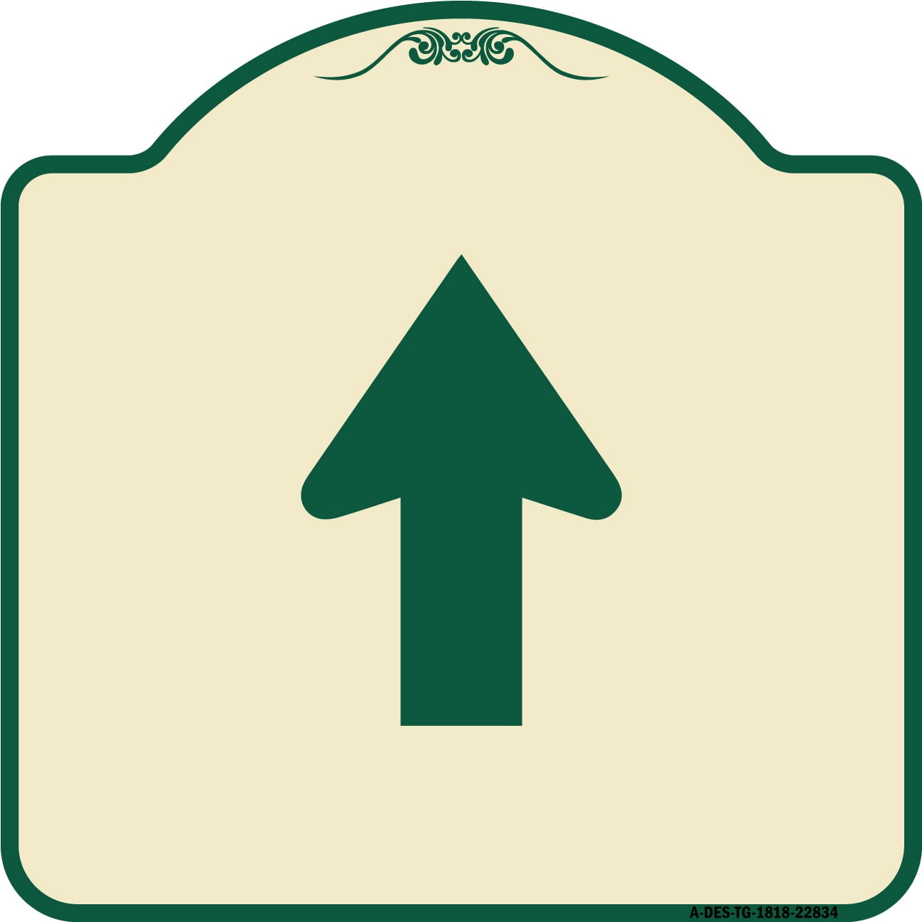 SignMission Designer Series Sign - Straight Thru Sign - Straight Thru ...