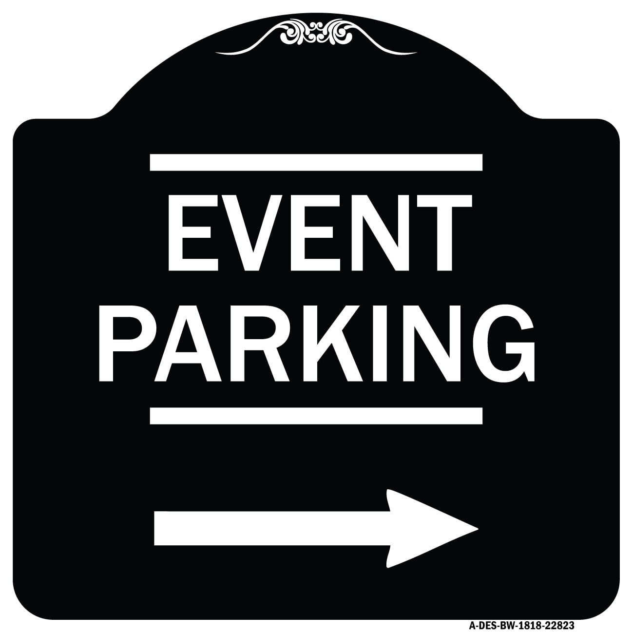 SignMission Designer Series Sign - Thanks for Coming Turn Right for ...