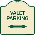 SignMission Designer Series Sign - Valet Parking with Bidirectional ...