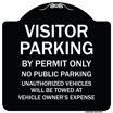 SignMission Designer Series Sign - Parking Area Sign Visitors Parking ...