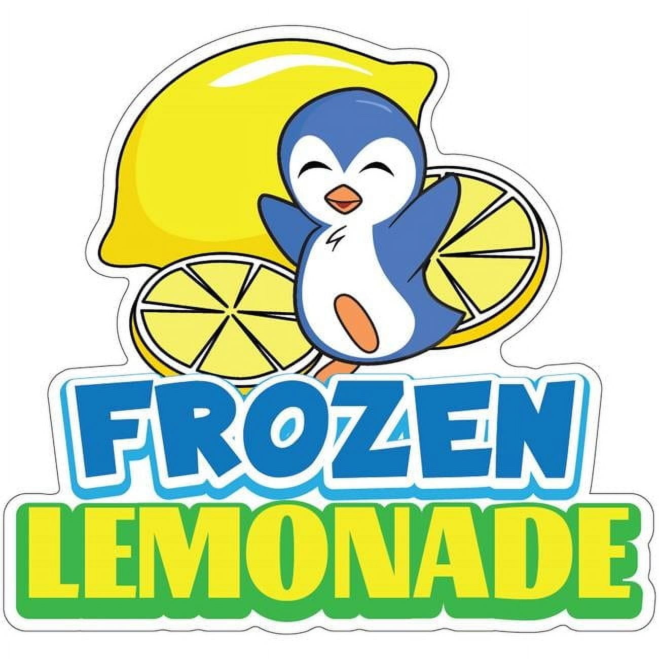 SignMission Frozen Lemonade 24 in. Decal Concession Stand Food Truck ...