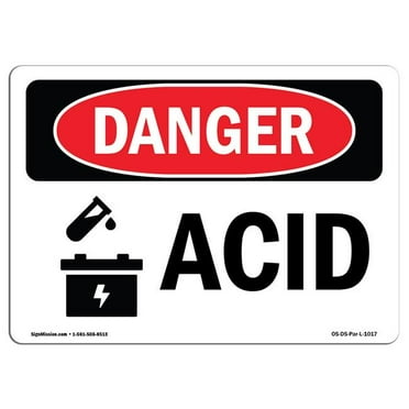 SignMission 12 x 18 in. OSHA Warning Sign - Hazardous Voltage Contact ...